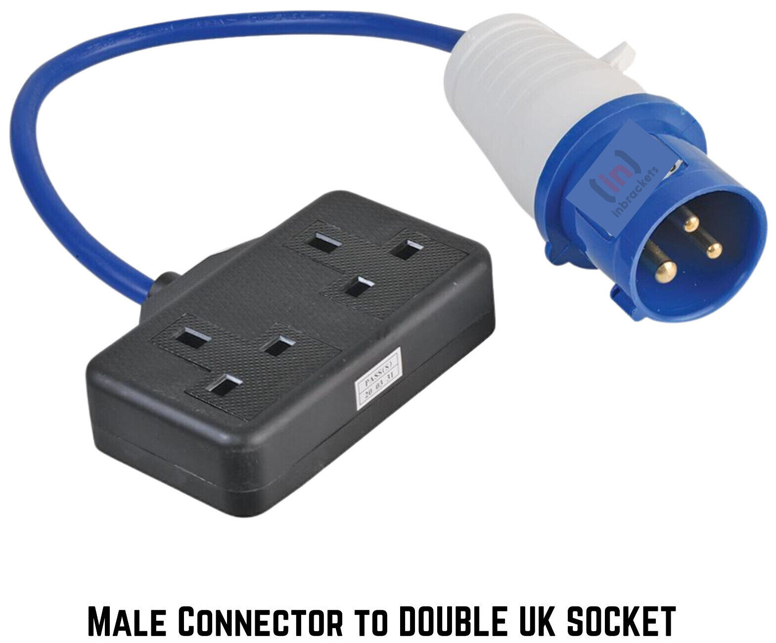 Caravan Hook Up Adapter UK Mains Conversion Plug socket Connector Lead ...