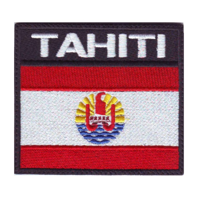Tahiti Flag Badge Embroidered Patch | eBay
