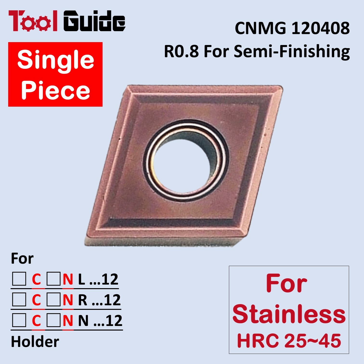 1pc CNMG 120404 120408 Turning Cylindrical Indexable Lathe Carbide ...