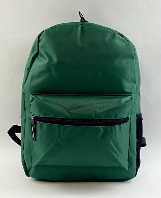 TCC Wireless Zone Zipper Backpack Unisex Kids Green Black | eBay