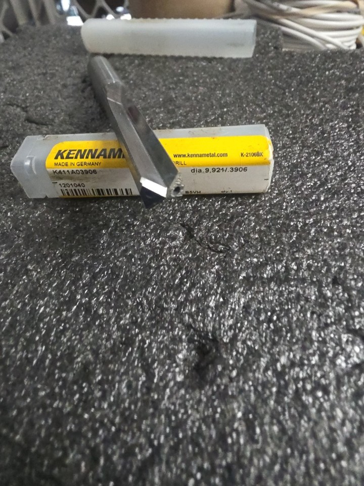 Kennametal Solid Carbide TX Drill, Through Coolant K411A03906 KF1 .3906 ...