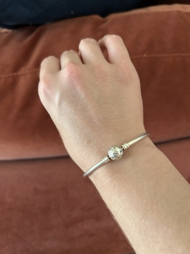 Pandora Moments Stars & Galaxy Constellation Bangle - Silver 8.5in | eBay