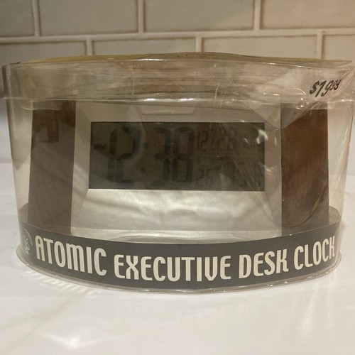 Sharp Atomic Wall Clock 31320 New 2005 Executive desk Clock 47404313206| eBay