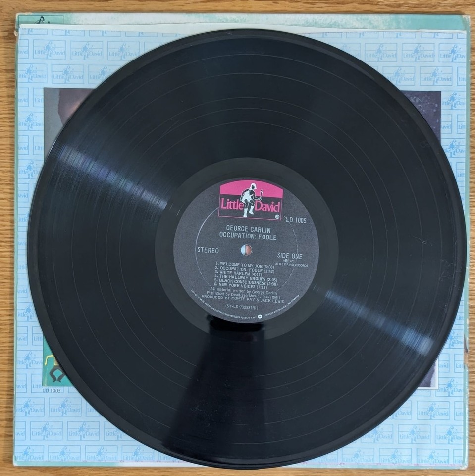 GEORGE CARLIN – OCCUPATION: FOOLE - VINYL LP - X21 | eBay