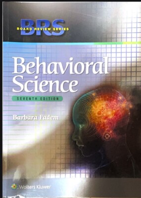 BRS Behavioral Science by Barbara Fadem (2016, 7th edition ...