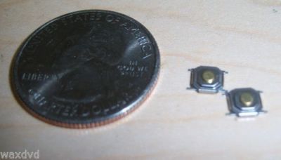 12 Lot 1.5mm or 2.5mm Waterproof Copper Button SMD Tactile Micro Push ...