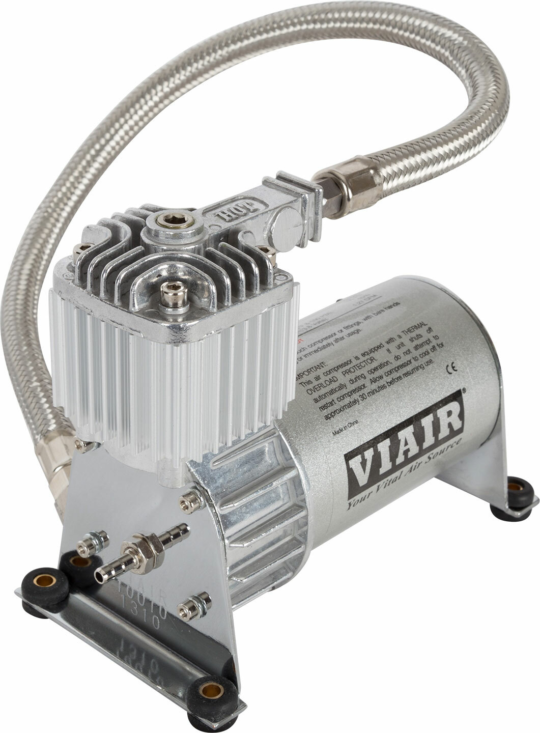 Viair 100C Silver Truck Mount Air Compressor for Train Horns - 12 Volt ...