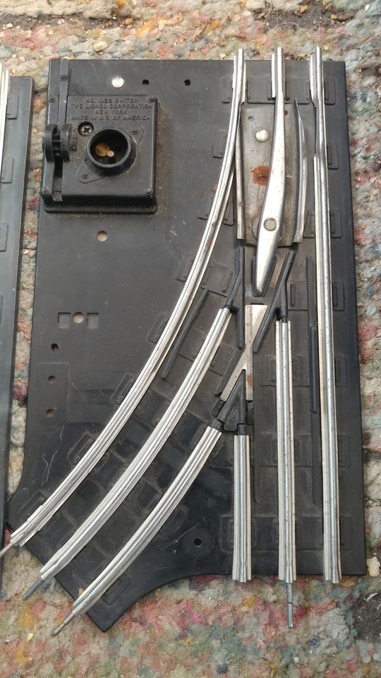 Lot of Two Lionel 027 Train track switches untested condition 1022 | eBay