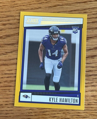 KYLE HAMILTON 2022 Panini Score #364 Rookie RC Gold | eBay