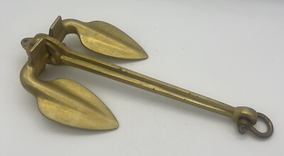 Huge Anchor Desk Mantle Ship Nautical Beach Ocean Decor Art Vintage ...