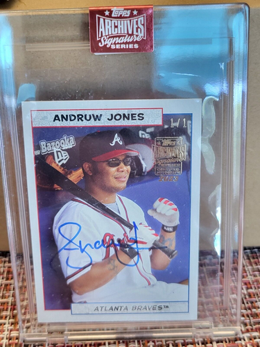 2023 Topps Archives Signature Series Andrew Jones Auto Autograph 1/1 | eBay