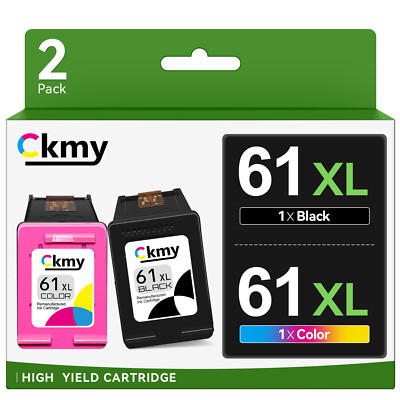 61-XL 61XL Ink Cartridges For HP Deskjet 2050 2510 2512 2514 2540 3050 ...