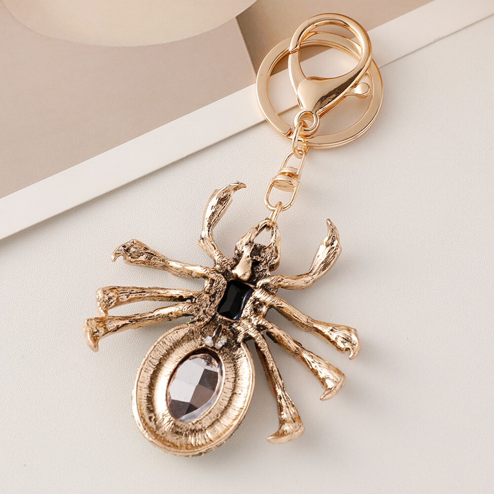 Sparkling Animal Keychain Keyring Rhinestone Crystal Charms Cute Bag ...