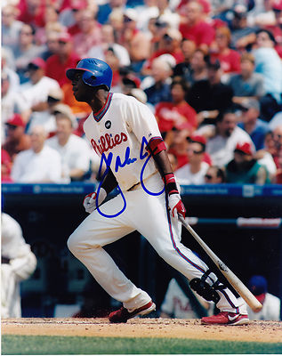 JOHN MAYBERRY JR PHILADELPHIA PHILLIES ACTION SIGNED 8x10 | eBay