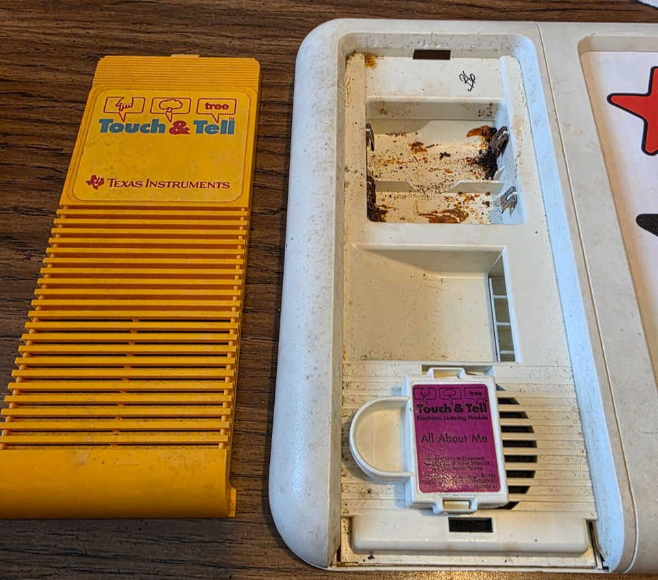 Texas Instrument Vintage 1980's "Touch & Tell" Learning Device plus 3 ...
