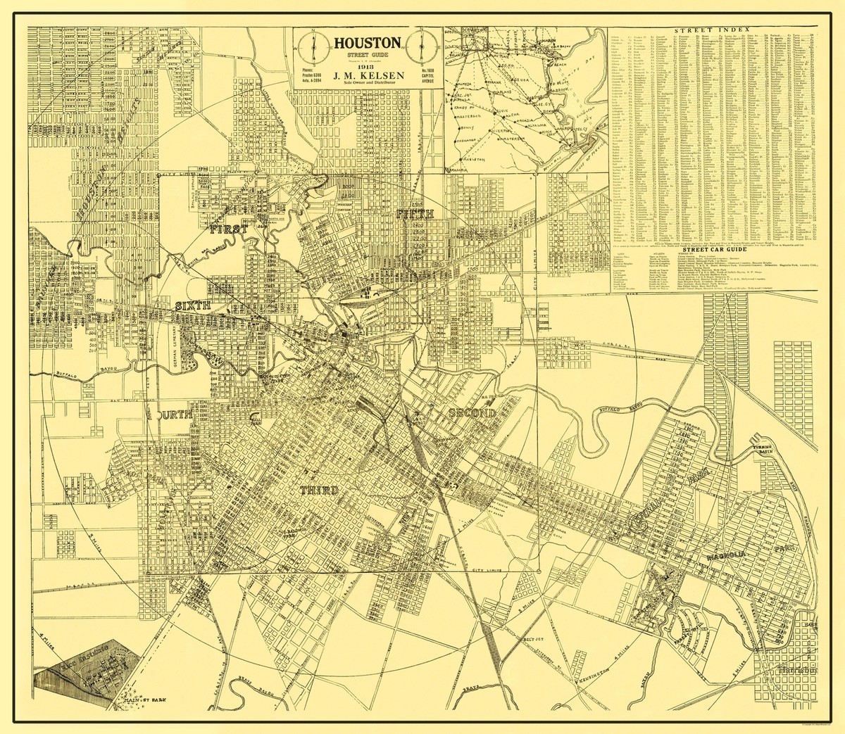 Houston Map With Cities And Towns