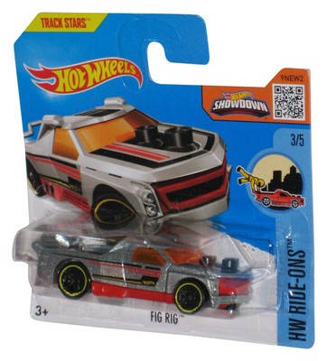 Hot Wheels HW Ride-Ons 3/5 (2015) Silver & Red Fig Rig Toy Car 68/250 ...