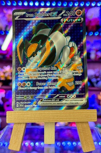 Iron Boulder ex 192/162 Ultra Rare Temporal Forces Pokemon Card NM/M ...