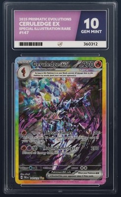 Ceruledge EX 147/131 Prismatic Evolutions SIR ACE 10 Pokémon TCG | eBay