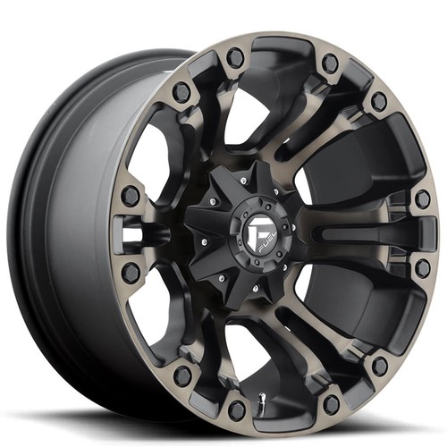 20x10" Fuel Wheels D569 Vapor Black Machined with Dark Tint Off-Road(4 ...