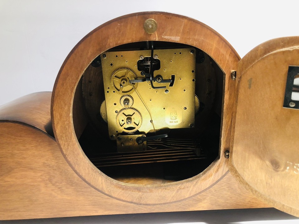 Hermle Queensway Mantel 8 Day Westminster Chiming Clock W/ Silencing ...