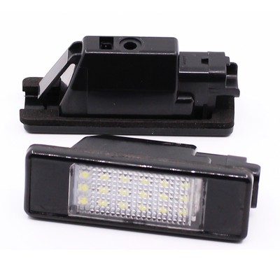 Car LED License Plate Light For Peugeot 207 307 308 508 406 407 Citroen ...