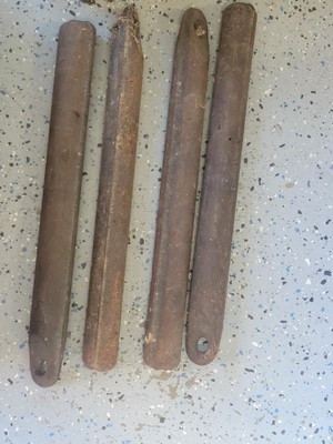 Windows, Sashes & Locks - Vintage Cast Iron Window Sash Weights