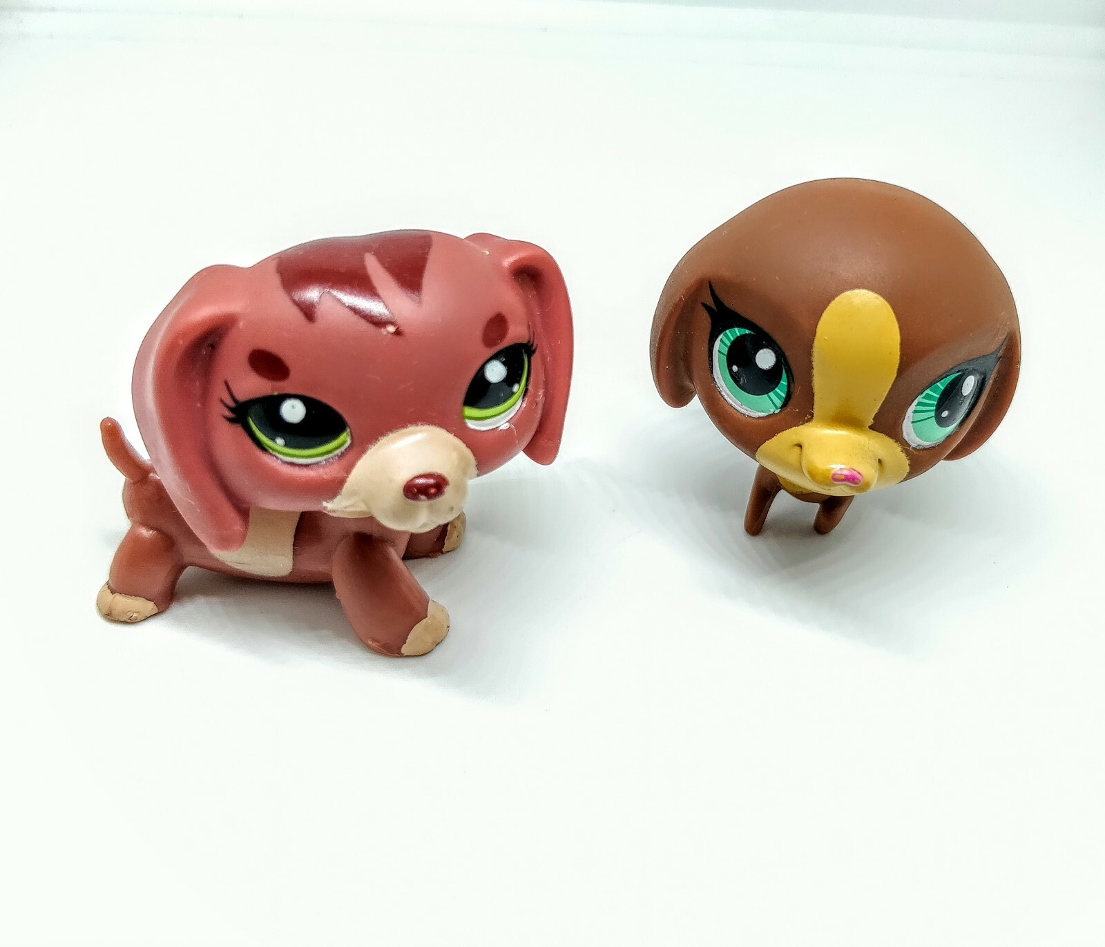 LPS Littlest Pet Shop Lot 2 Dachshund Figures #3601 #3297 Mommy Dog | eBay