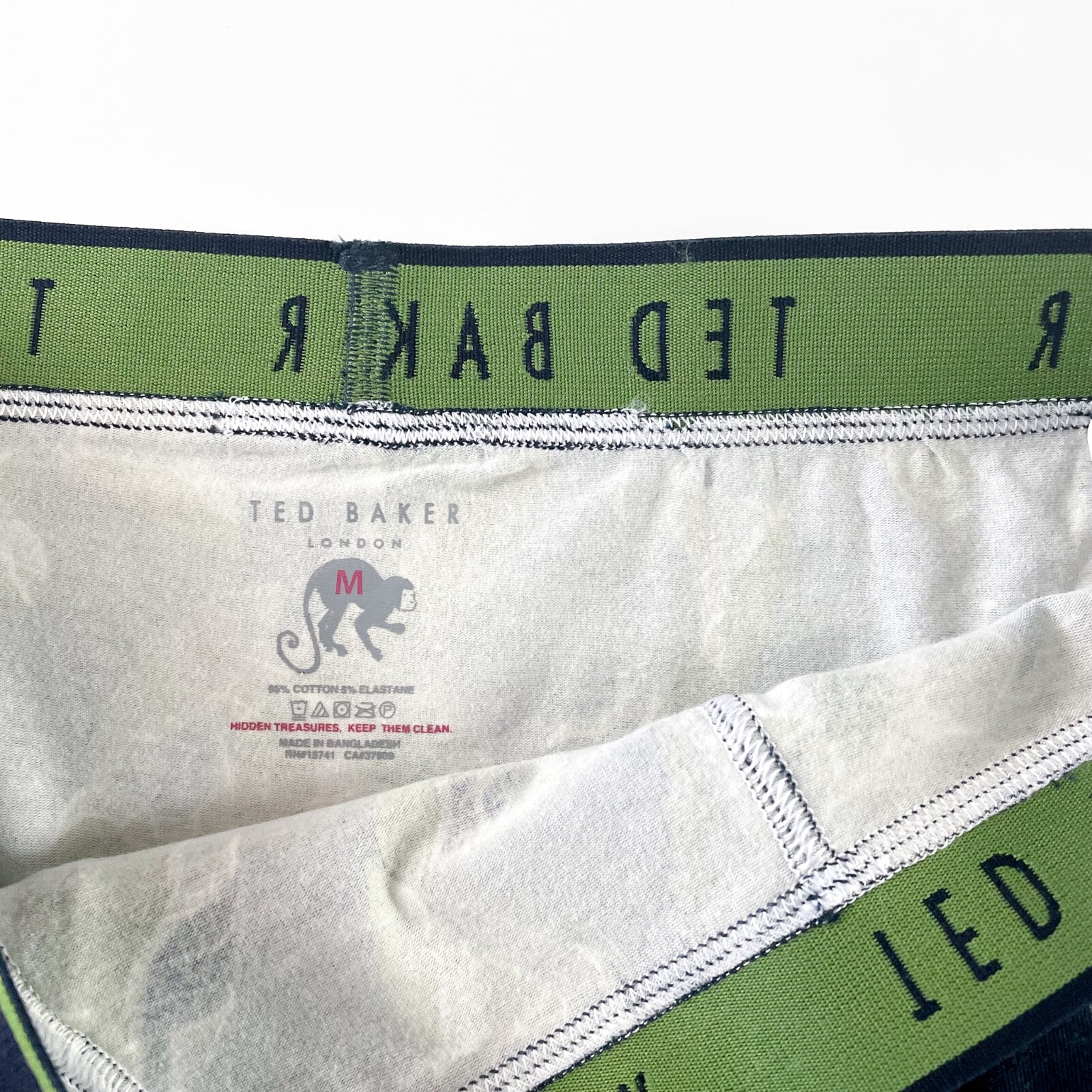 Ted Baker Men's Boxer Briefs 2-Pack Print Cotton Stretch Keyhole Fly ...