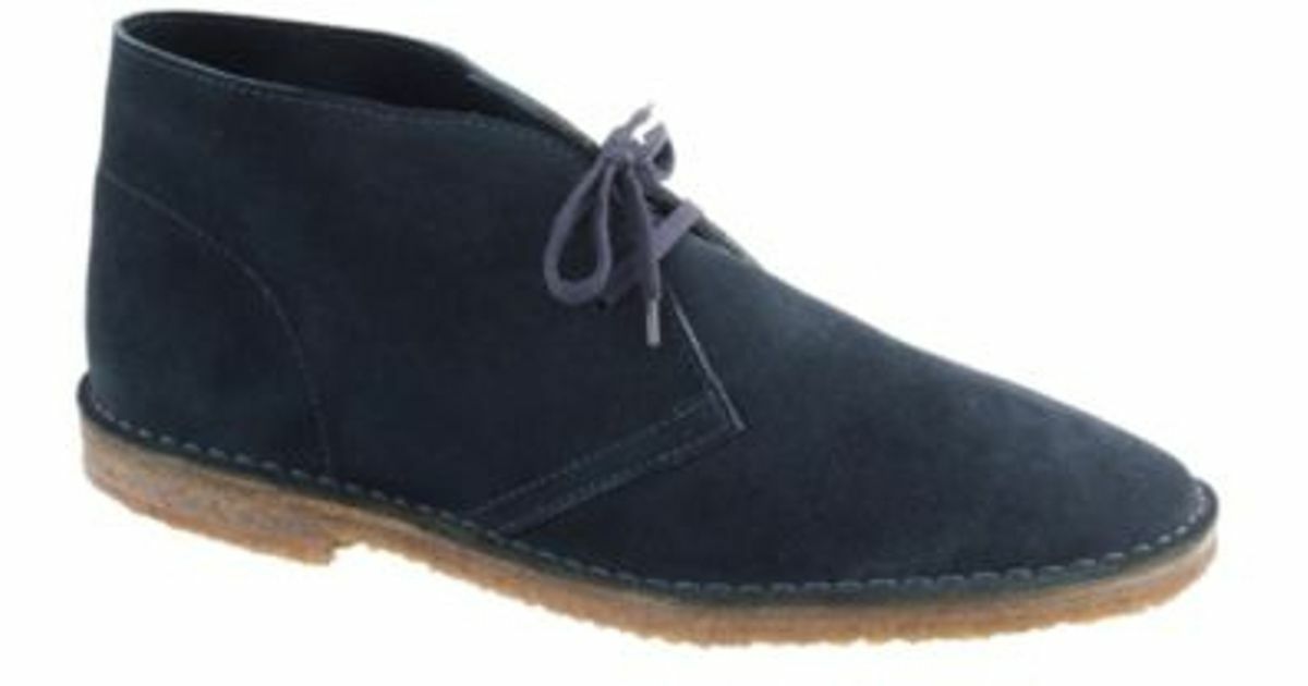 J. Crew MacAlister Boot in Suede - Navy - 79438 - Size 13 | eBay