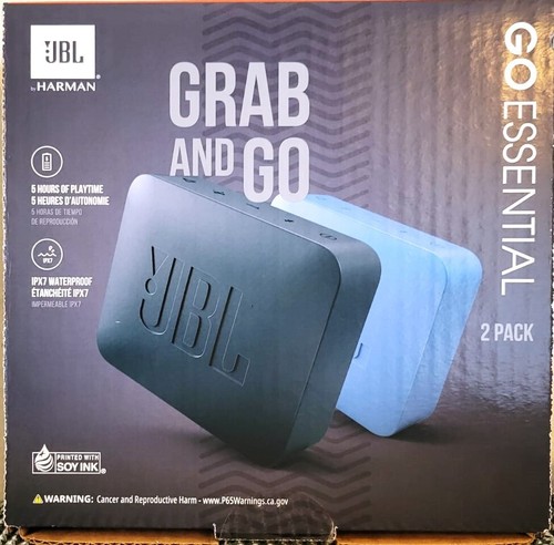 JBL Go Essential Wireless Bluetooth Speaker (2-Pack) | eBay