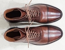 Frye Berwick 87430 Mens 7 Lace up Ankle BOOTS Vibram Sole Cognac. Read ...