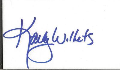 Kathy Willets Signed 3x5 Index Card | eBay