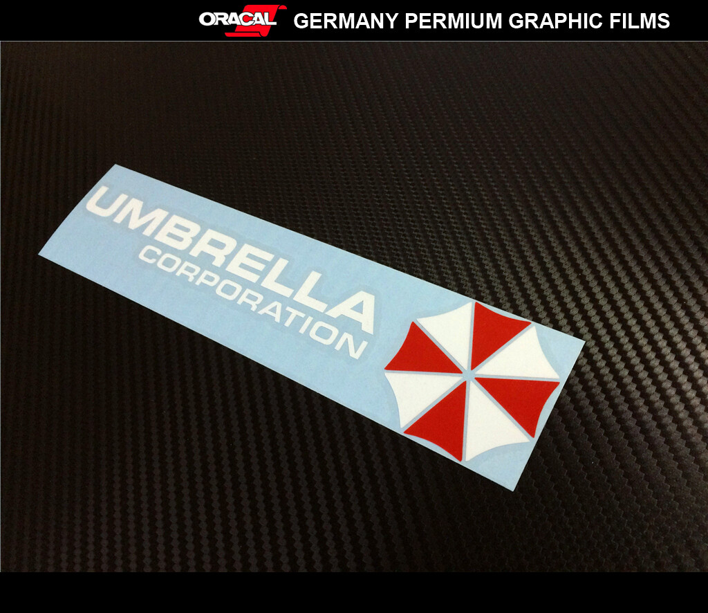 UMBRELLA CORPORATION BIOHAZARD Resident Evil Car / notebook Vinyl decal ...