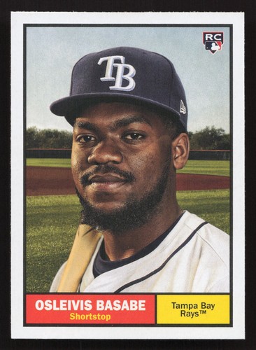 2024 Topps Archives #27 Osleivis Basabe RC Rookie Card Tampa Bay Rays ...