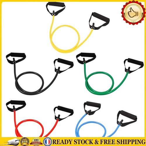 Exercise Cord with Handles Elastic Workout Bands Stretch Bands for Men ...