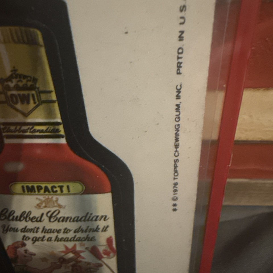 Vintage Wacky Packages 16th Series 16 1976 Clubbed Canadian Topps ...