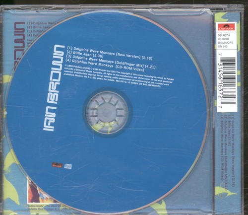 Ian Brown Dolphins Were Monkeys CD UK Polydor 2000 enhanced CD single ...
