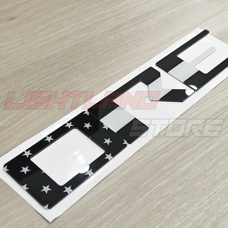 2022-2025 Flag Tailgate emblem Letters Nameplate Replacement Insert For ...