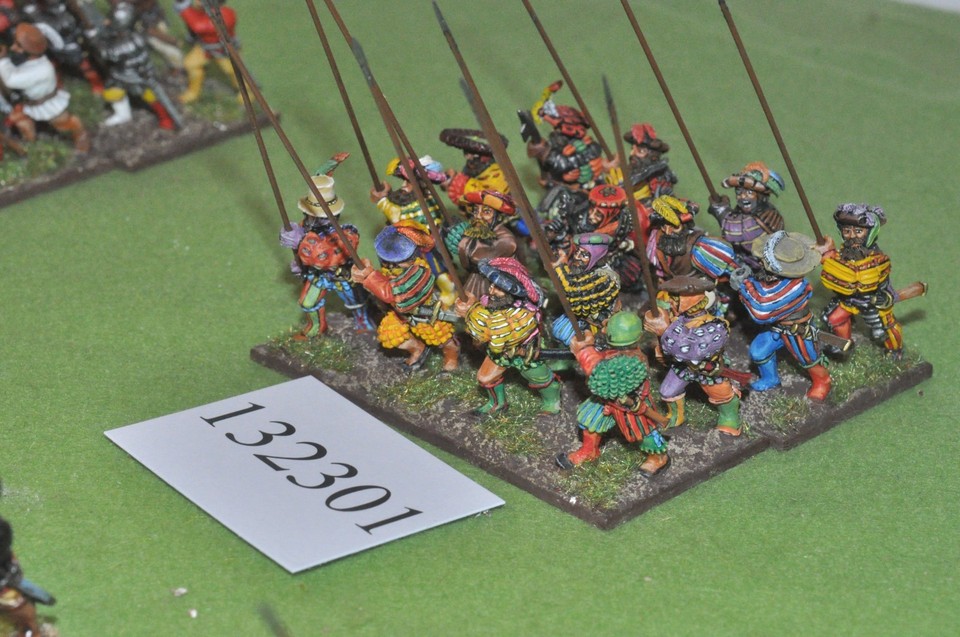 28mm renaissance / italian wars - pikemen 16 figs - (132301) | eBay UK