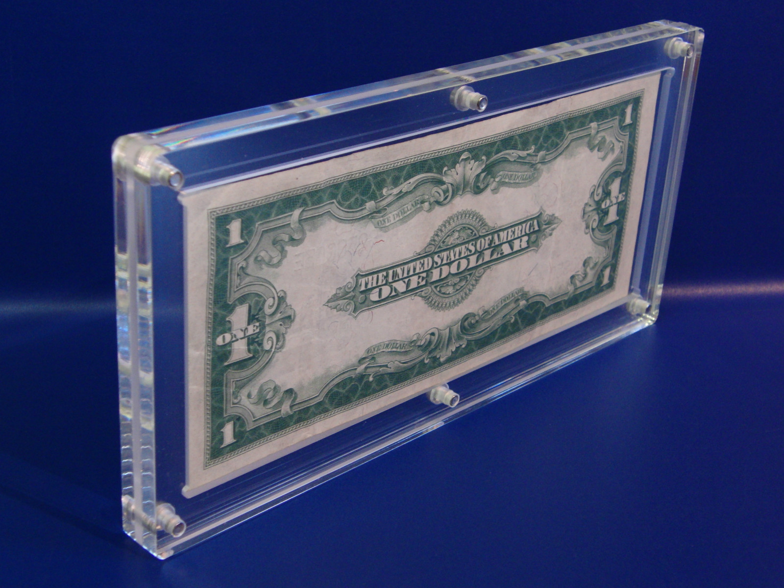 Acrylic Silver Certificate Note Large Frame Money Holder Currency ...