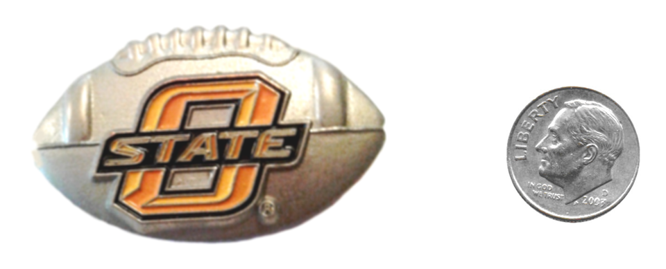OK State Cowboys Pins Oklahoma State University Pin Sil Football OSU ...