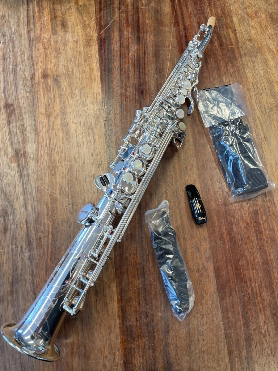 Silver Soprano Saxophone