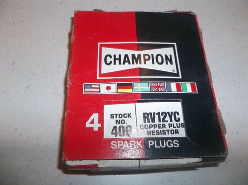 NOS Champion RV12YC Spark Plugs box of 4 | eBay