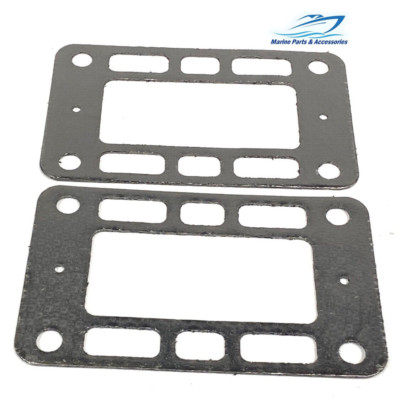 set of 2 exhaust elbow riser gaskets for Volvo Penta V6 V8 835908 ...