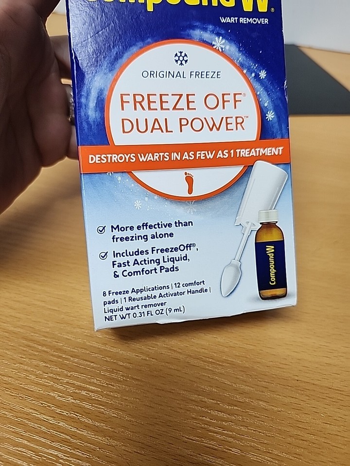 Compound W Dual Power for Large Warts Freeze Off & Liquid Wart Remover ...