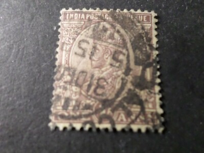 India Inglés,Sello Clásico 78 Matasellado,Matasellos Redondo,VF Usados ...