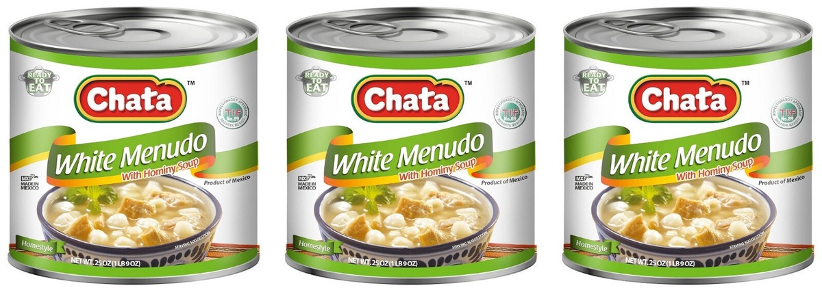 White Menudo Food Chata White Menudo With Hominy Soup, Can, 25 Oz