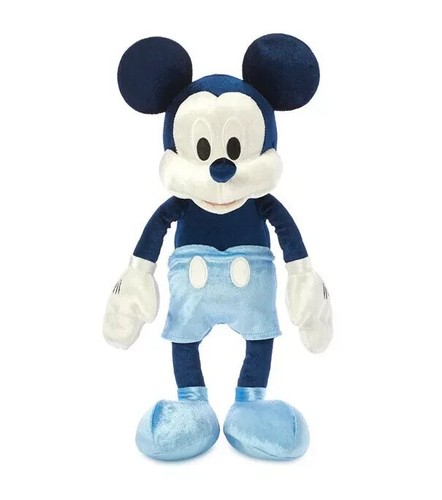 Disney Mickey Mouse Baby Blue Velvet Plush Stuffed Animal - Toy Doll | eBay