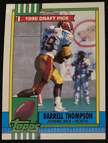 1990 Topps Tiffany Draft Pick Darrell Thompson #155 | eBay